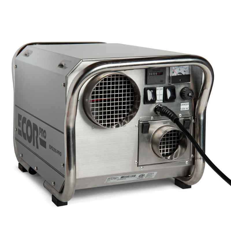 Ecor Pro - EPD200-PRO, DryFan Stainless Steel Desiccant Dehumidifier ...